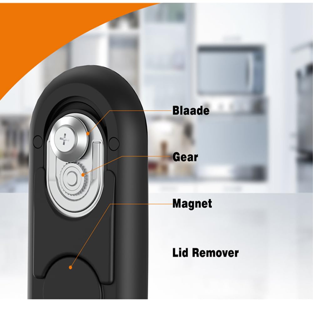 AOJOYO Electric Can Openers for Kitchen for Seniors, One-Touch Automatic Can Opener Hands Free, USB Rechargeable Can Opener Electric Smooth Edges, Best Kitchen Gadgets Gift for Women, Arthritis, Chefs
