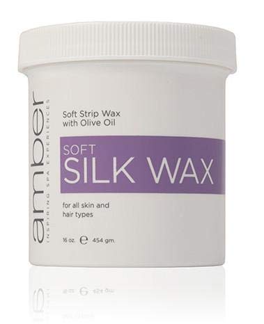 Amber Professional Waxing Silk Soft Wax 16 oz. Jar