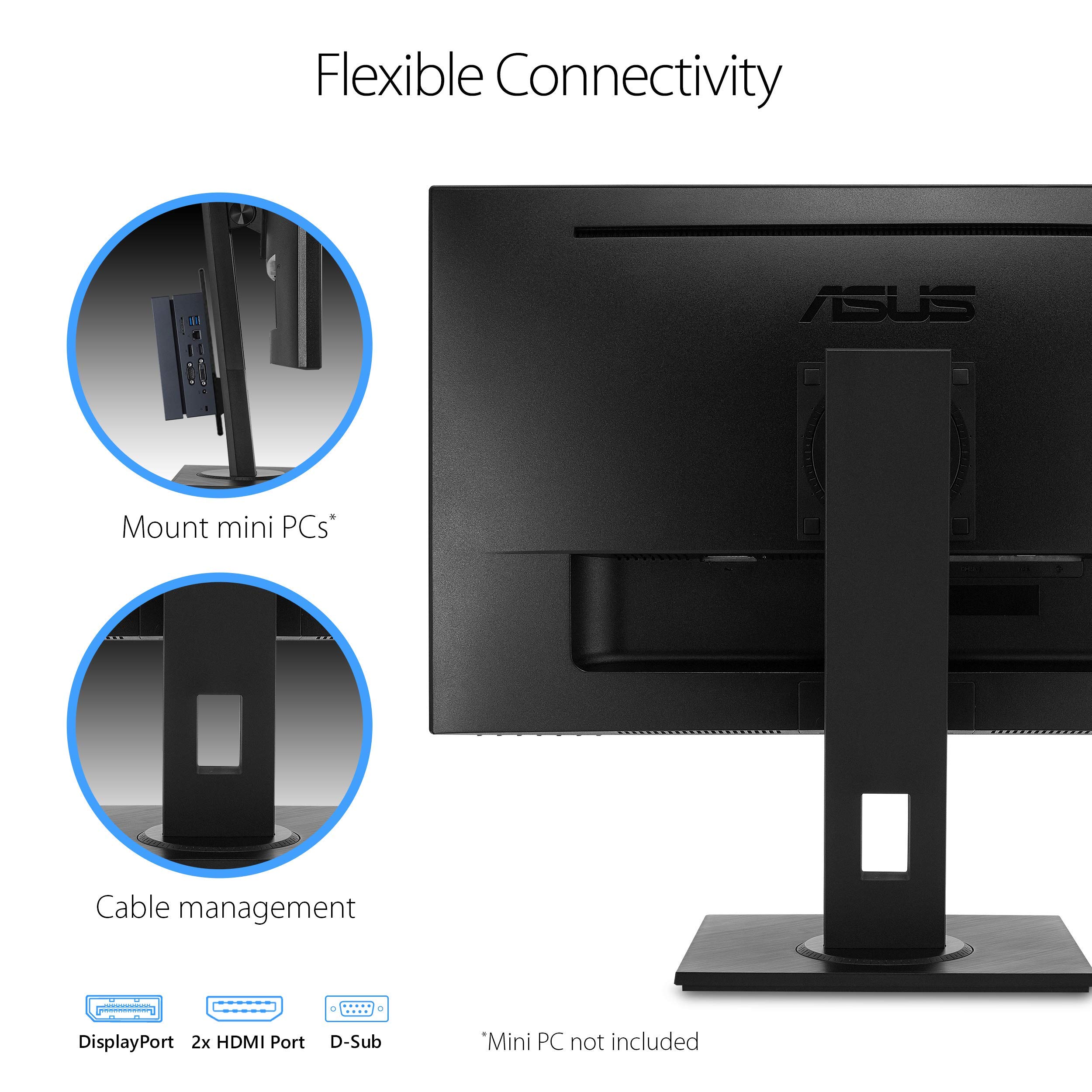 ASUS VP278QGL 27β Full HD 1920x1080 1ms DP HDMI VGA Adaptive Sync/FreeSync Eye Care Monitor (Renewed)