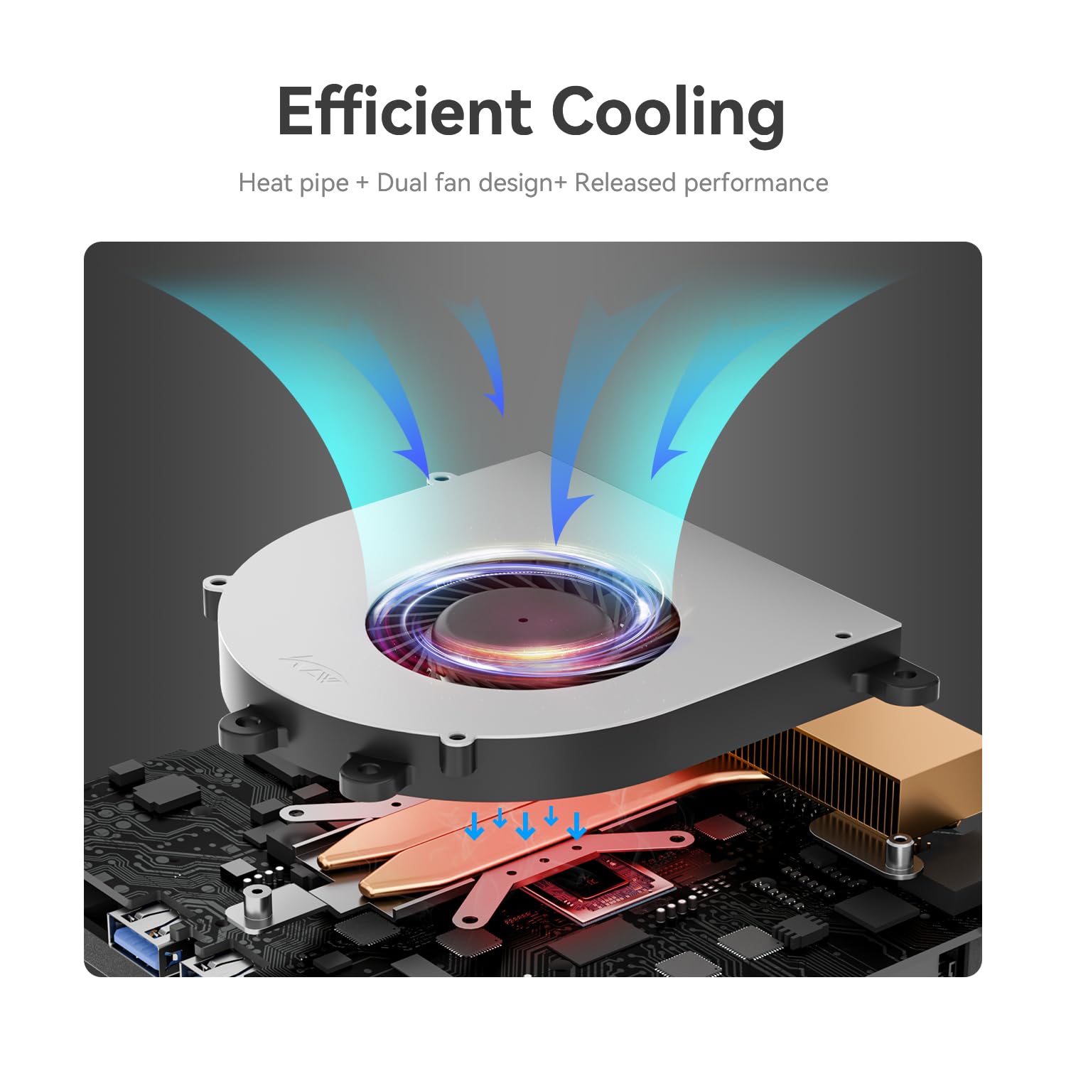 Beelink SER5 MAX AMD Mini PC, Ryzen 7 5800H (8C/16T, up to 4.4GHz) Mini Computer, 16GB 500GB PCle3.0 SSD Micro Desktop, Small PC 4K Triple Displays, WiFi 6+BT 5.2, USB3.2 Gen 2, Home, Office, Business