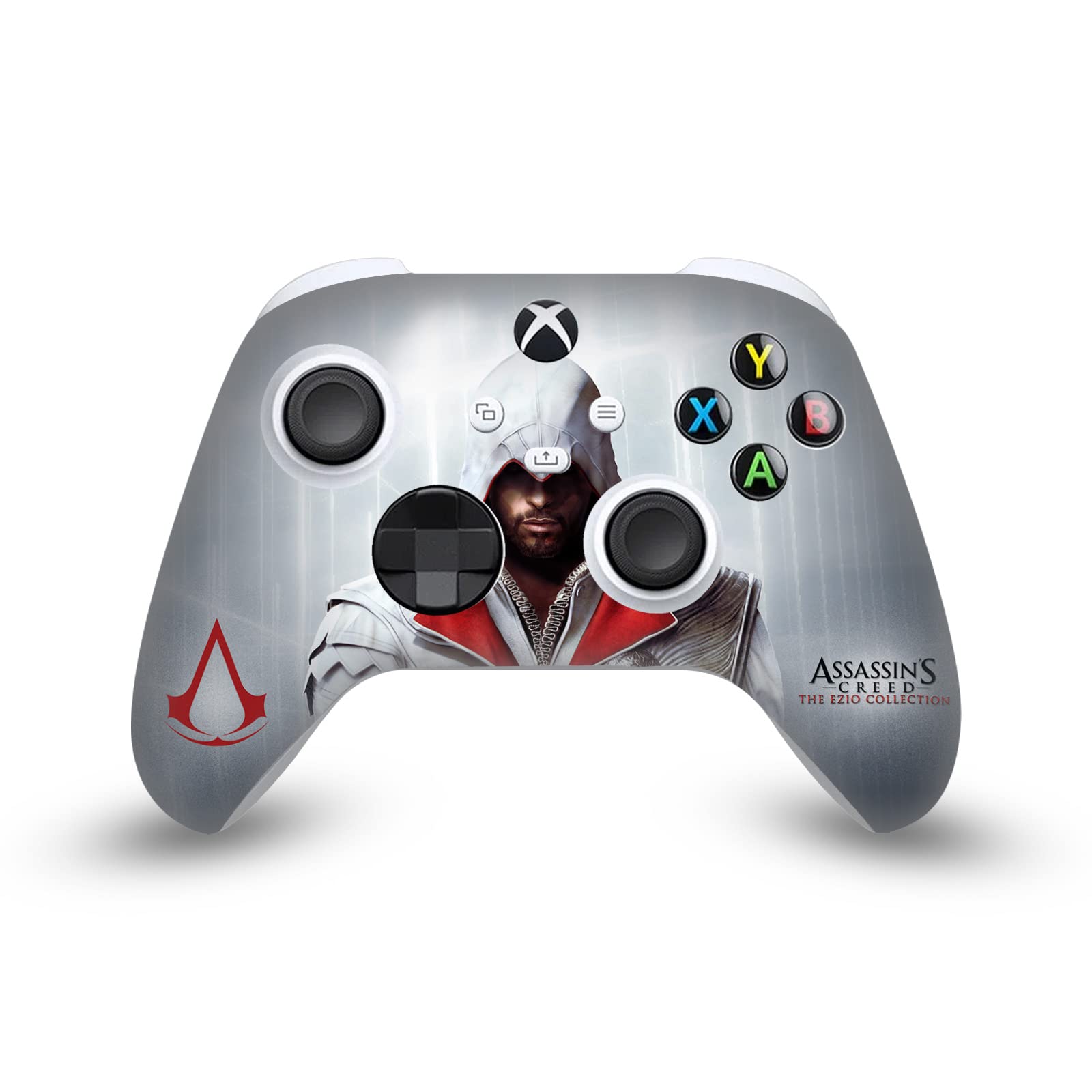 Head Case Designs Officially Licensed Assassin's Creed Master Assassin Ezio Auditore Brotherhood Graphics Vinyl Sticker Gaming Skin Decal Cover Compatible With Xbox Series X/S Controller