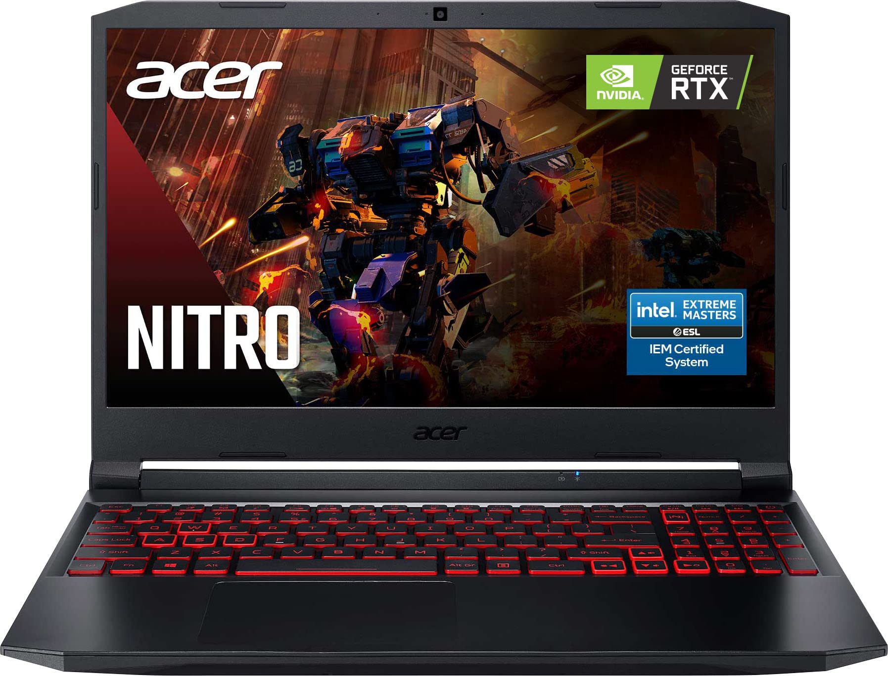 Acer Nitro 5 15.6" FHD IPS 144Hz Display Gaming Laptop | Intel Core i7-11800H | NVIDIA GeForce RTX 3050Ti | 16GB RAM | 512GB SSD | Backlit Keyboard | Windows 11 | with HDMI Cable Bundle