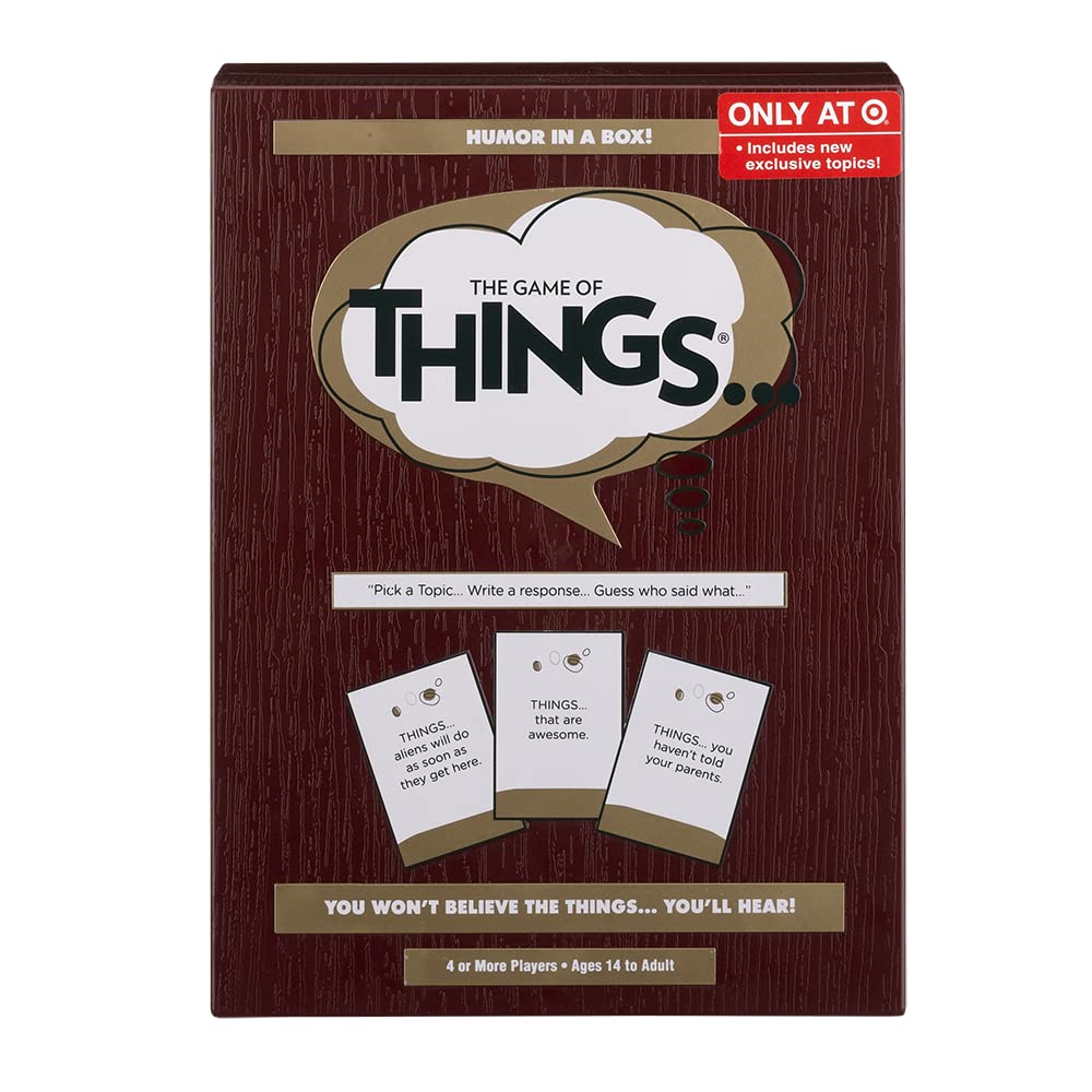 Game of Things... 2nd Edition - You Won't Believe The Things... You'll Hear! - Hilarious Party Game - 4+ Players - Ages 14+