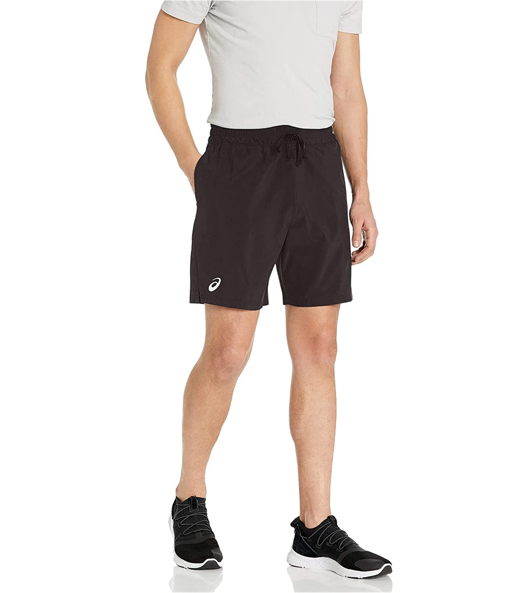 ASICS Circuit 2 7in Woven Short, Team Black, Medium