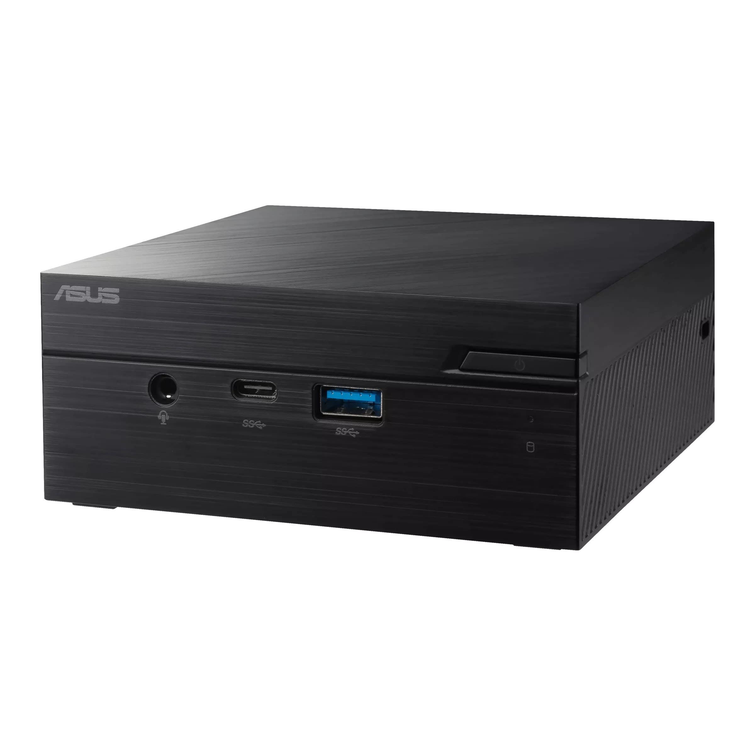 ASUS PN51-S1 Home & Business Mini Desktop (AMD Ryzen 3 5300U 4-Core, 32GB RAM, 1TB PCIe SSD, AMD Radeon, WiFi, Bluetooth, HDMI, USB 3.1, Display Port, Black, Win 10 Pro) with Hub