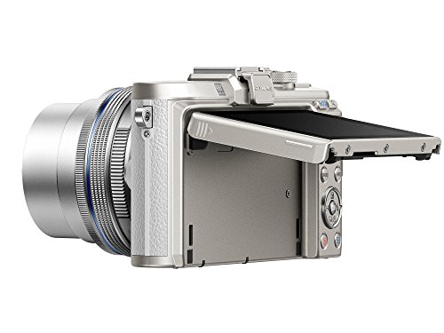 OLYMPUS Pen E-PL 8 EZ Double Zoom Kit [White][International Version, No Warranty]