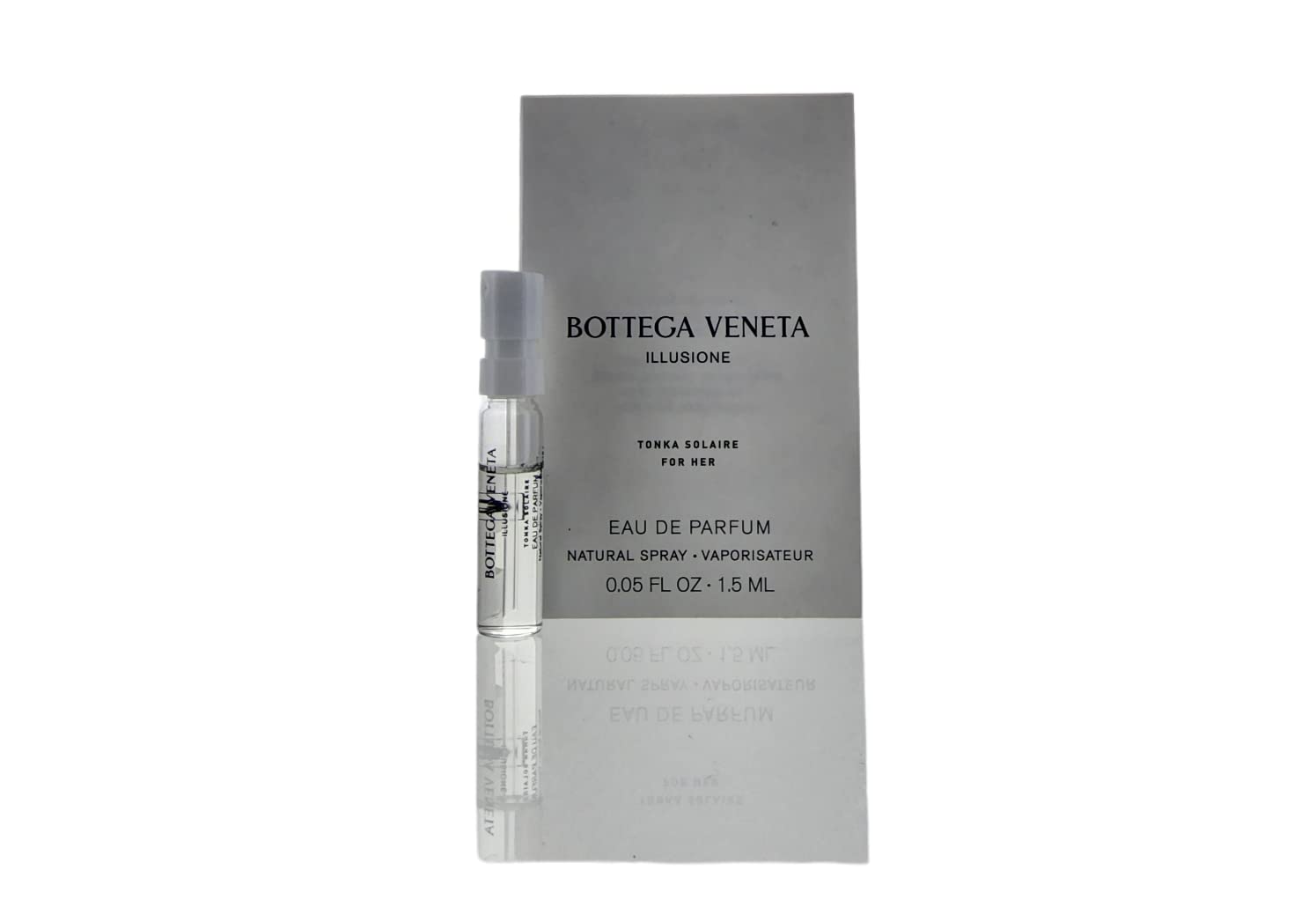 Bottega Veneta Illusione Tonka Solaire for Women Eau de Parfum Vial Spray, 0.05 Ounce
