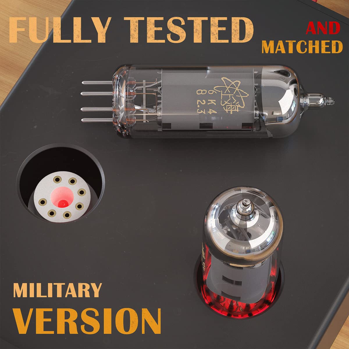 Fosi Audio P1 Tube Preamplifier Mini Hi-Fi Stereo Preamp 6K4 Valve Vacuum Pre-amp with Treble Bass Tone Control for Home Theater HiFi System(not for Turntable)