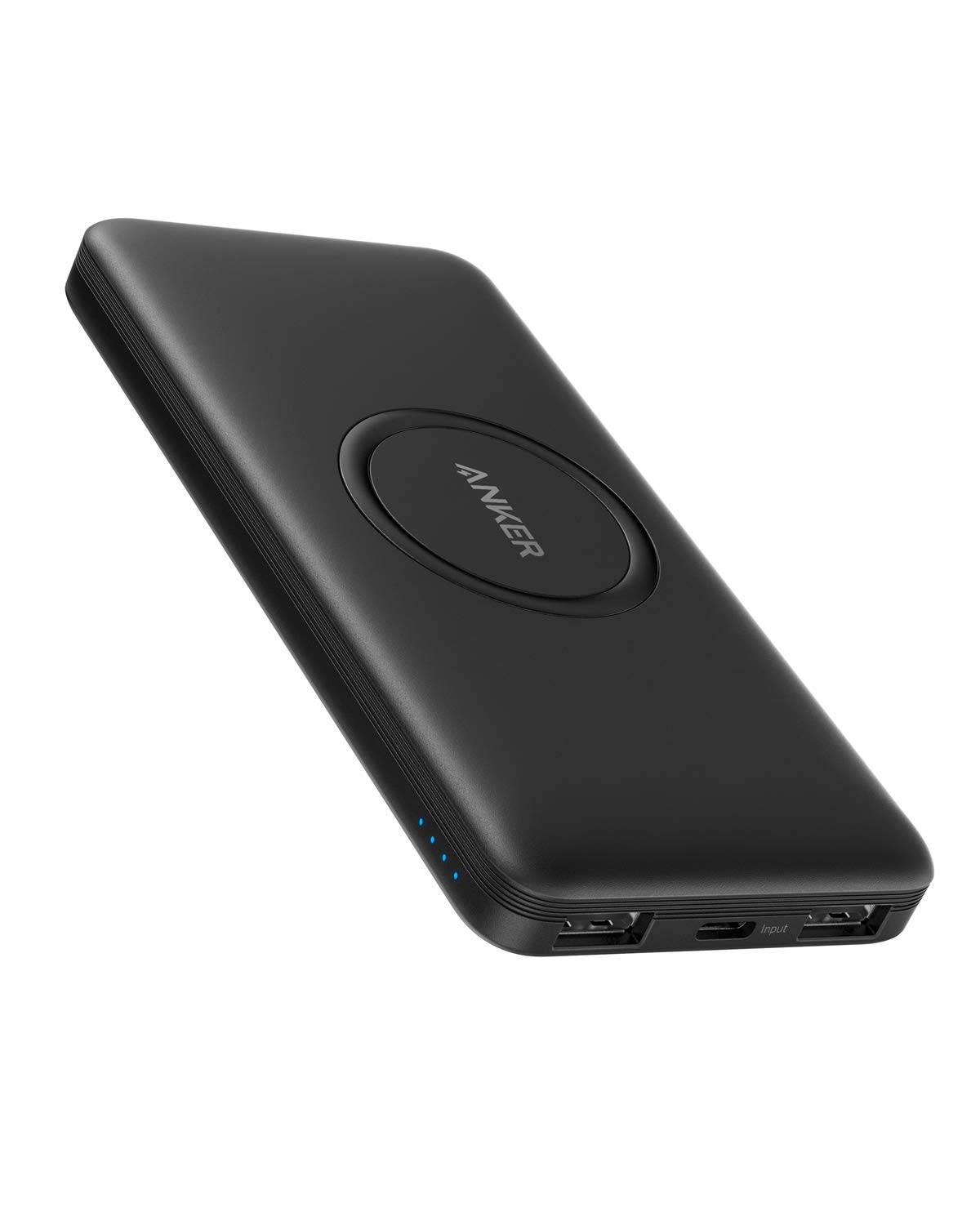 Anker Wireless Power Bank, PowerCore 10,000mAh Portable Charger with USB-C (Input Only), External Battery Pack Compatible with iPhone 12, Mini, Pro, Pro Max, Samsung, iPad 2020 Pro, AirPods, and More.
