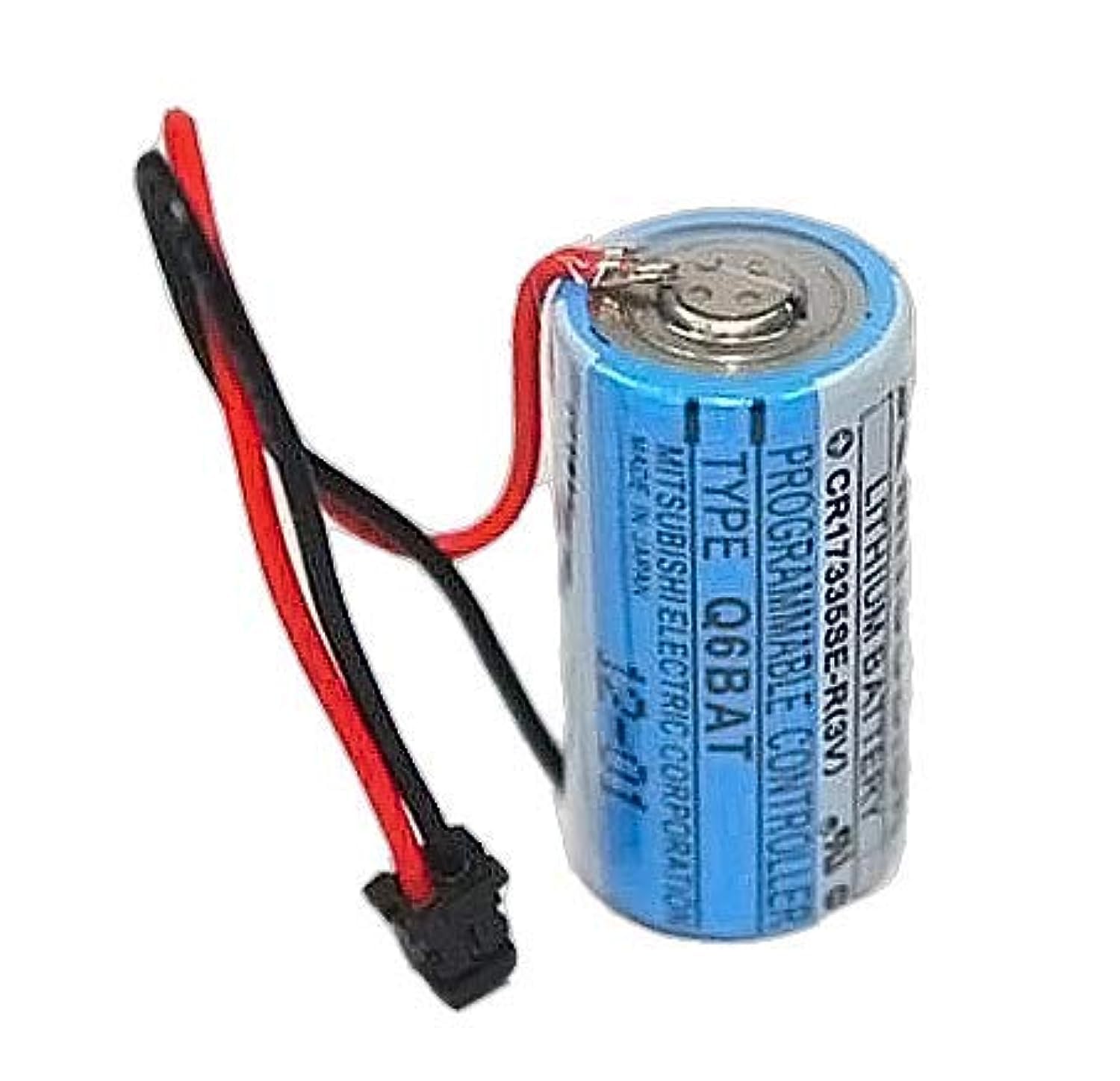 Mitsubishi Battery - Q6BAT - CR17335SE - 3V - PLC Lithium Battery Plug