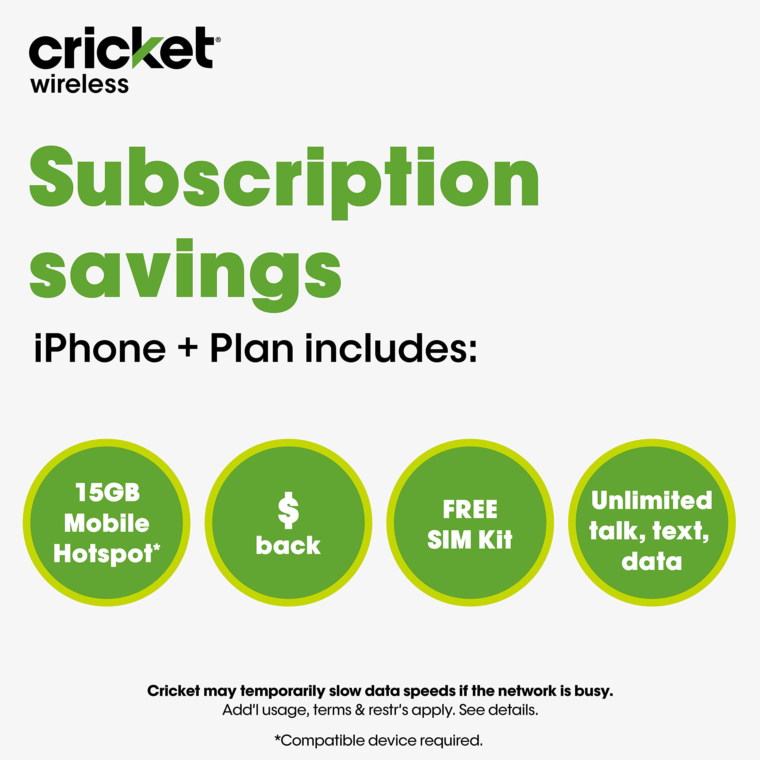 Apple iPhone 11 Pro [256GB, Gold] + Carrier Subscription [Cricket Wireless]