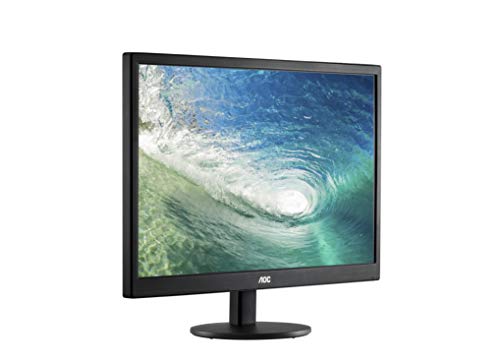 AOC E2070SWHN 19.5 inches HD 1600x900 Monitor, 5ms, HDMI/VGA, VESA, EPEAT Silver, EnergyStar (Renewed)