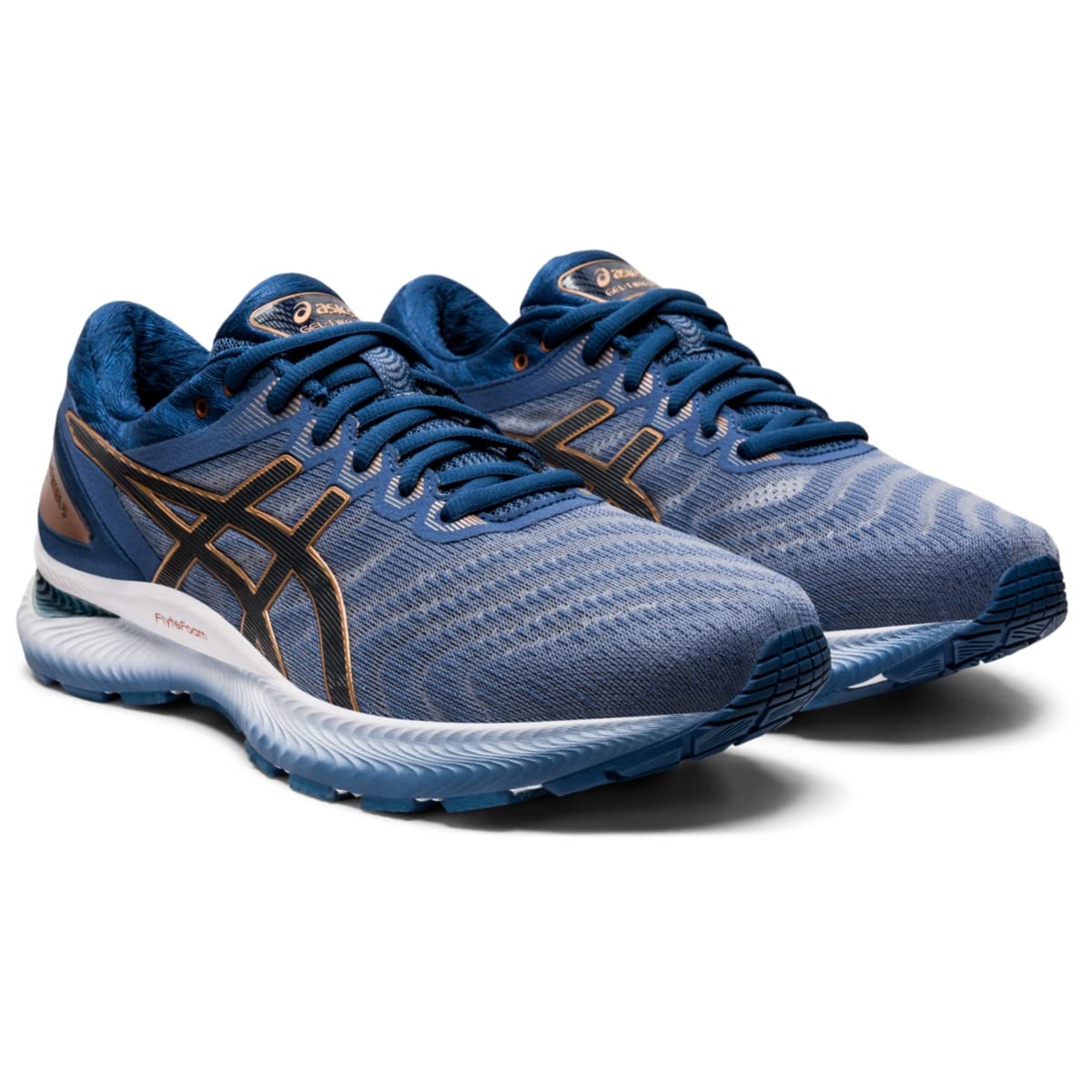 ASICS Men's Gel-Nimbus 22 Shoes, 11, Glacier Grey/Graphite Grey
