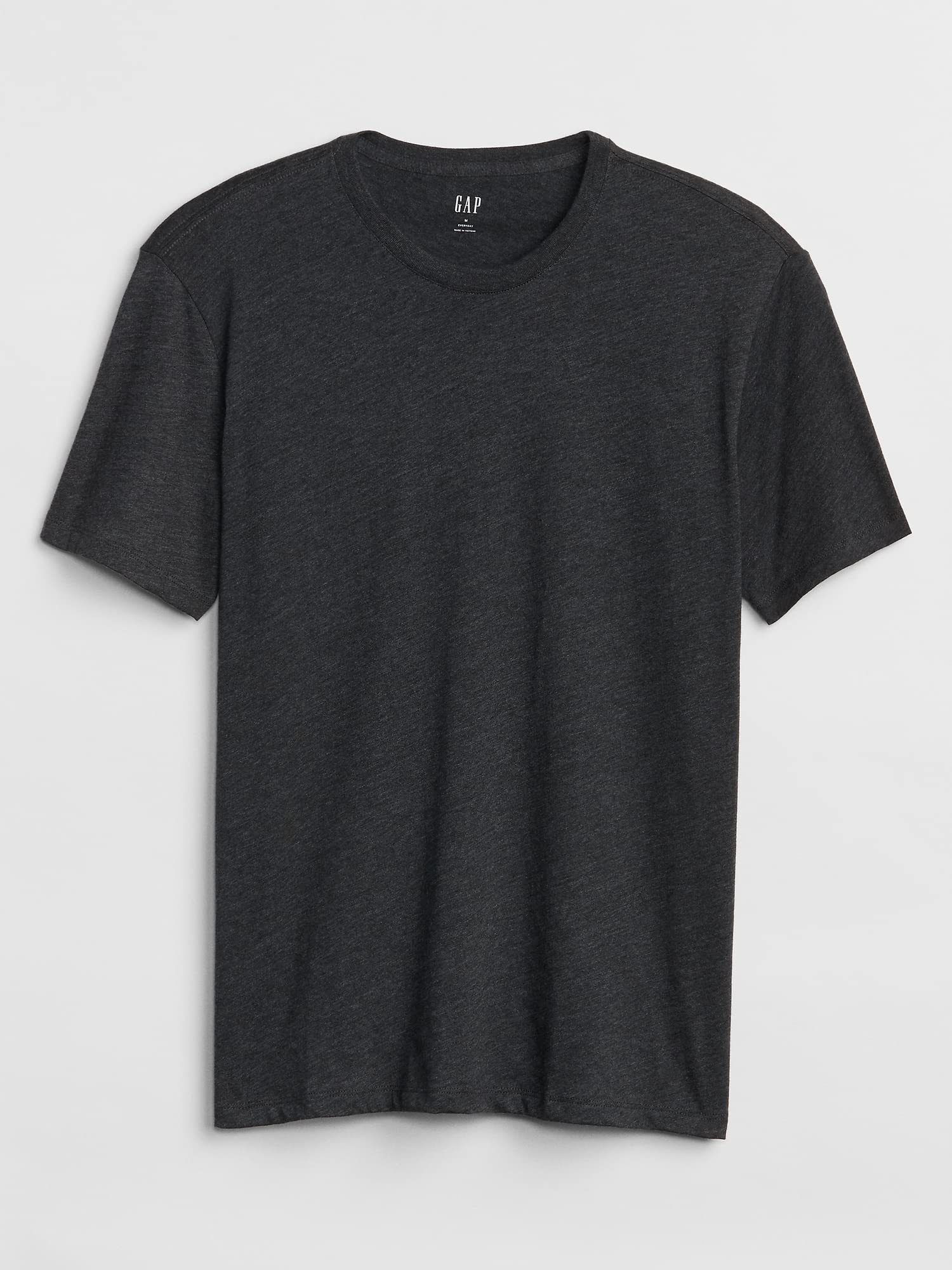 GAP Mens Everyday Short Sleeve T-Shirt T Shirt, Charcoal Grey, Medium US