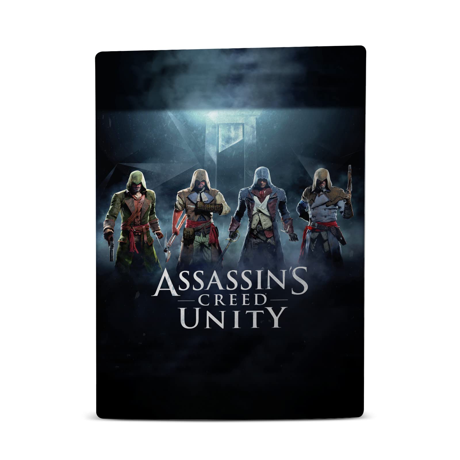 Head Case Designs Officially Licensed Assassin's Creed Group Unity Key Art Vinyl Faceplate Sticker Gaming Skin Decal Cover Compatible With Sony PlayStation 5 PS5 Disc Edition Console
