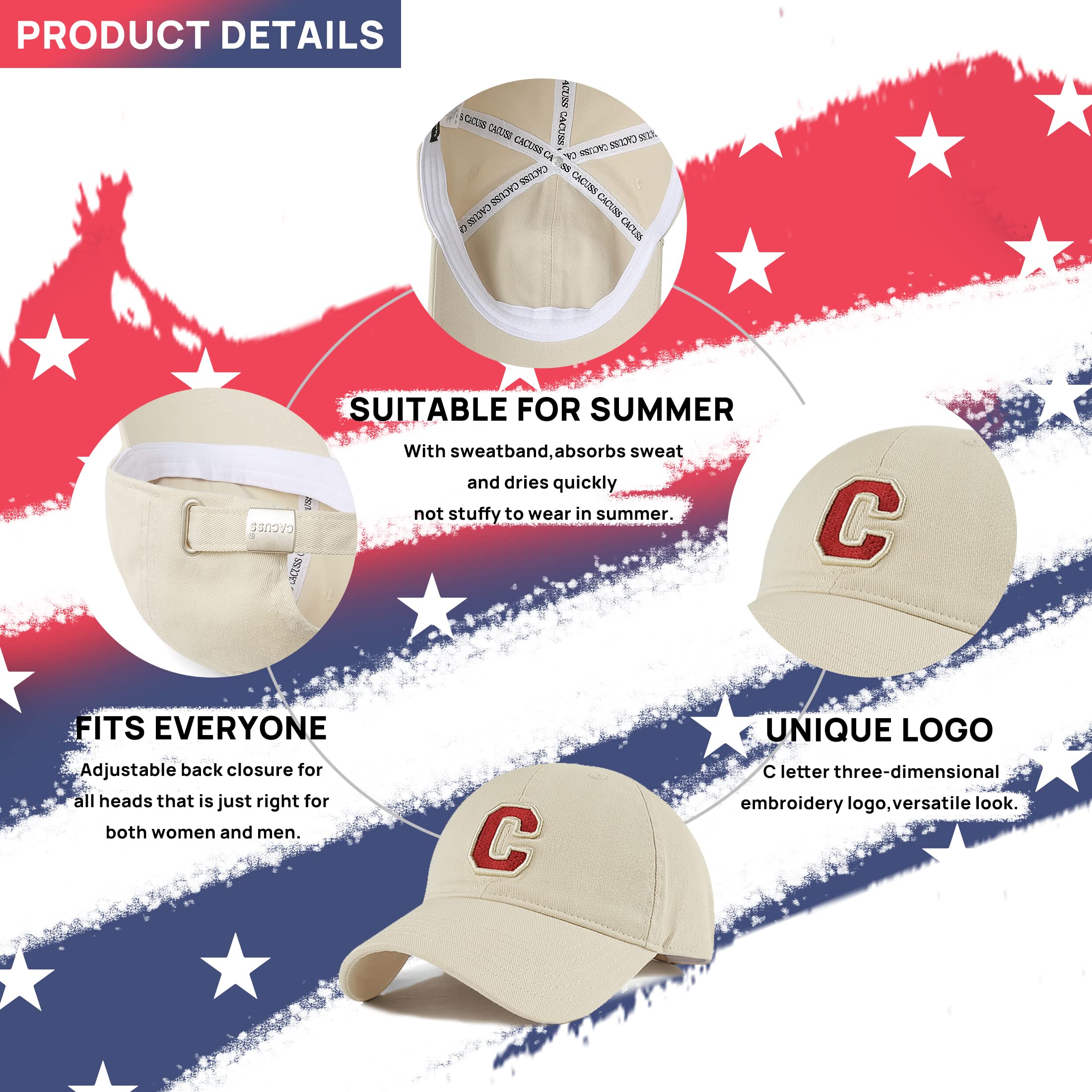 Baseball Cap Men Women Cotton Dad Hat Classic Plain Khaki Hat Adjustable Workout Hats Unisex Low Profile Hat