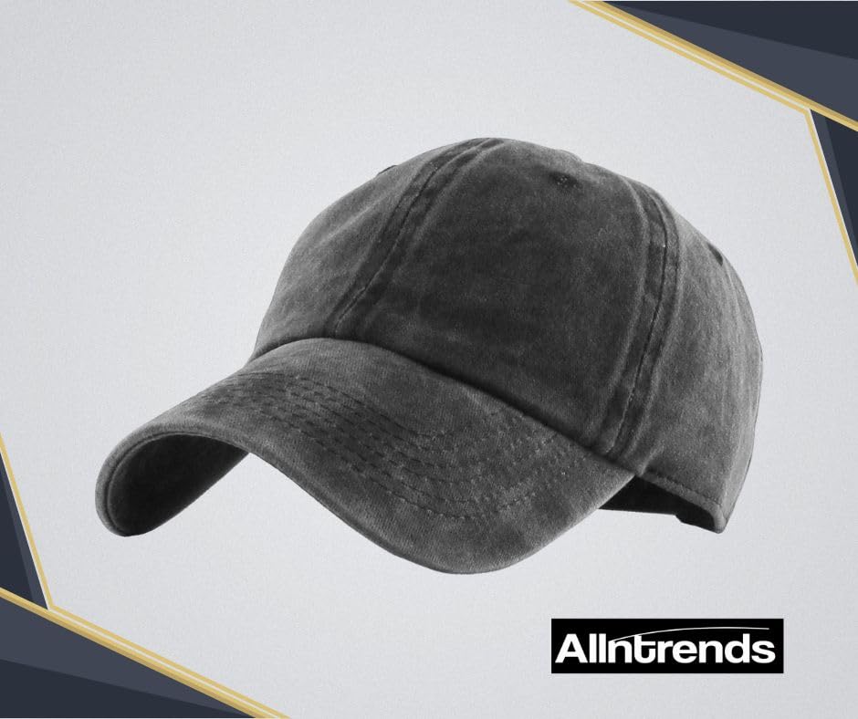 ALLNTRENDS Capsule Corp Washed Pigment Dyed Baseball Cap (Royal Blue)