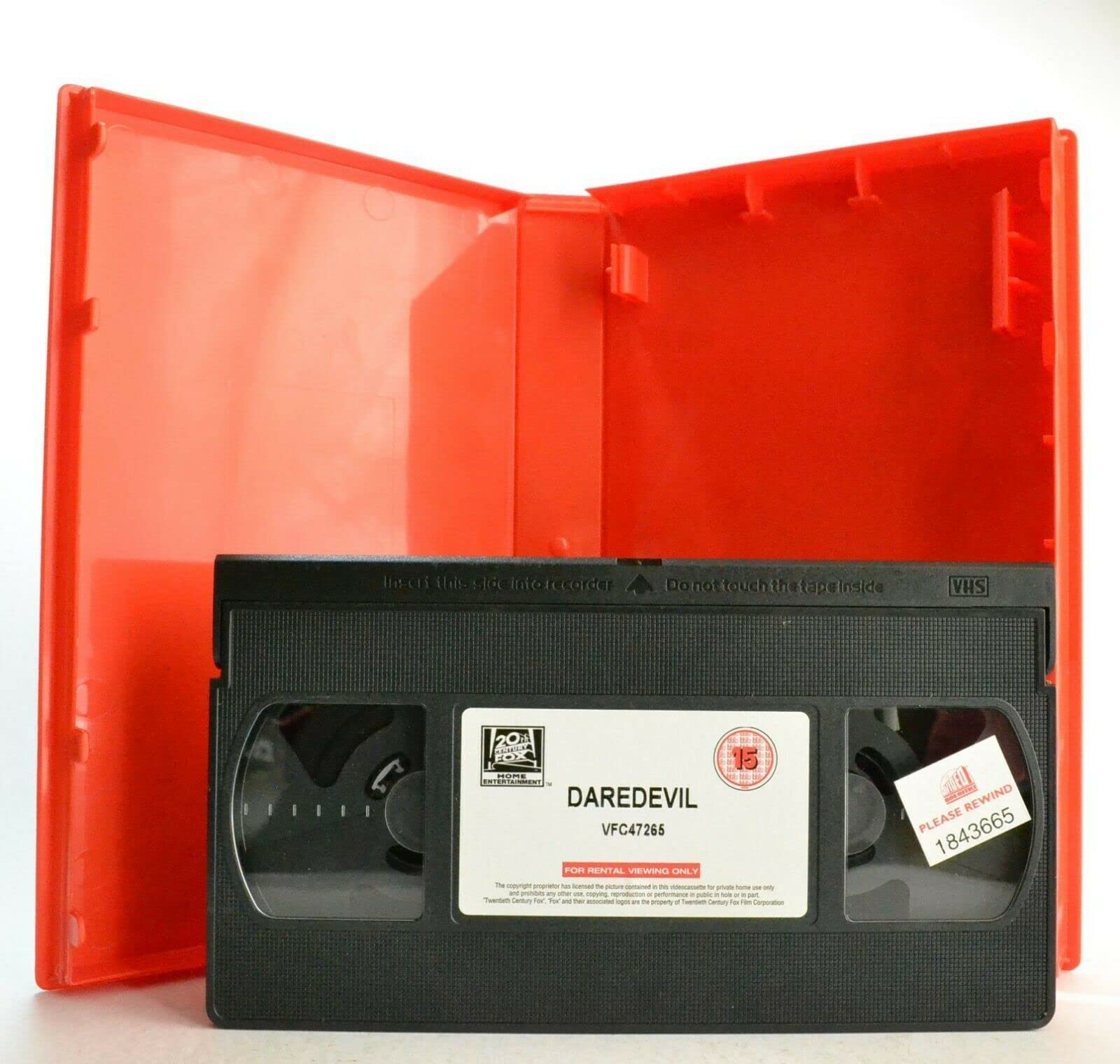 Daredevil: B.Affleck/J.Garner - Action (2003) - Large Box - Ex-Rental - Pal VHS