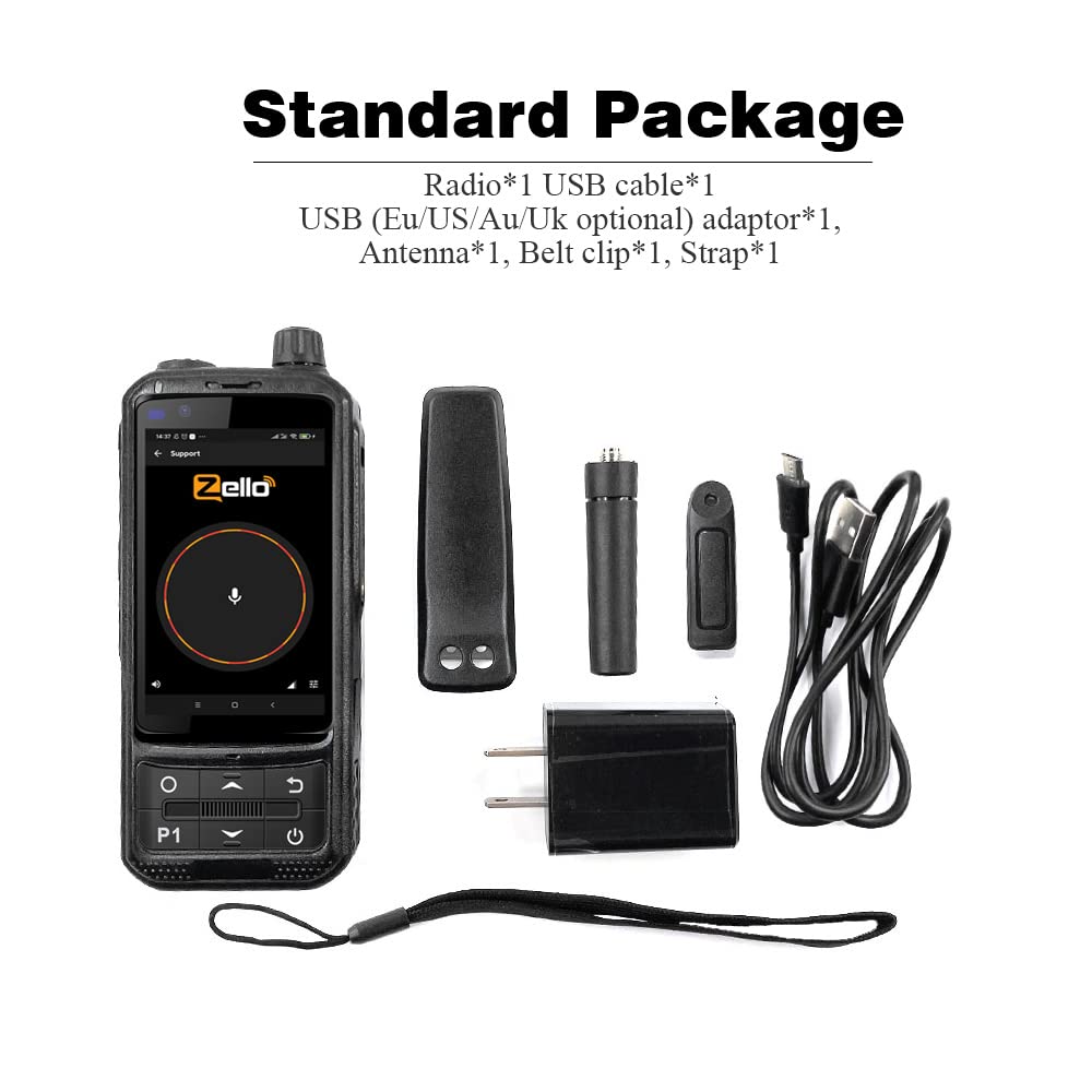 ANYSECU A970S 4G Zello Radio POC Push to Talk Unlocked Mobile Phone Work with Real PTT ZELLO