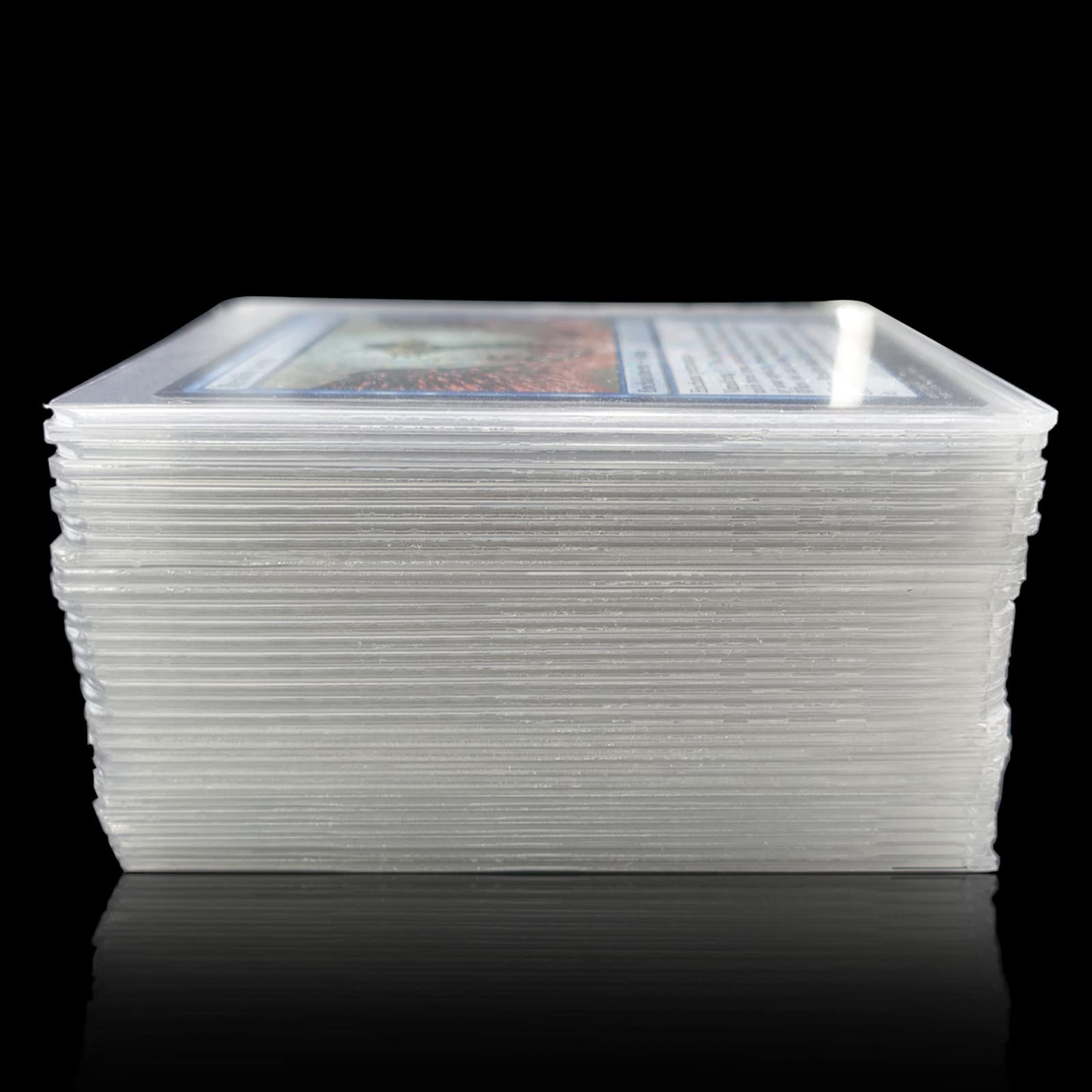 Trading Card Holder and Card Sleeves Packs VARDO Utral Clear 130 pcs Film Style Upgrade