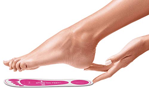 STICKONFEET Premium Feet Pads for Spray Tanning – Disposable Spray Tan Feet Pads – Hygienic and Easy-to-Use Foot Protectors Designed for Salons and Mobile Spray Tanning Professionals - 60 Pairs