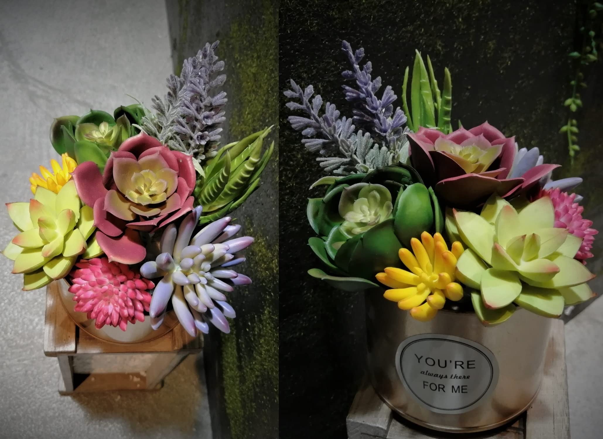 Gardlike 16 Pcs Artificial Succulents Plants Unpotted Fake Plants for Home Garden Office Table Wall DIY Decoration