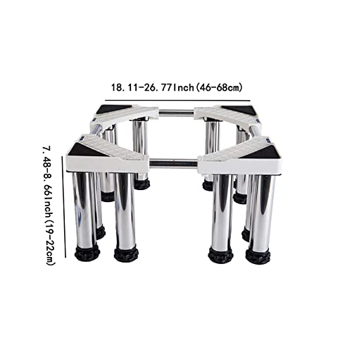 Appliance Stand, 12 Strong Legs High 20 Cm,Shock Absorbing Quiet Washer and Dryer Base Stand, for Dryer,Household Appliances Etc (3-5 Days Delivery)