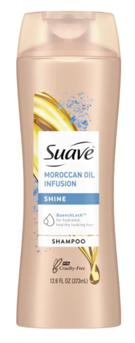 Suave Professionals Shine Shampoo Moroccan Infusion 12.6 oz (Pack of 3)