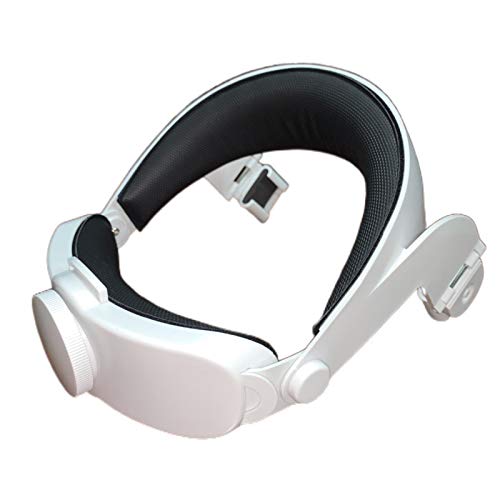 Head Strap Compatible for Oculus Quest 2, Virtual Reality Glasses Headband Adjustable Head Strap for Oculus Quest 2 VR Glasses Accessories, Comfortable Strap, Reduce Pressure