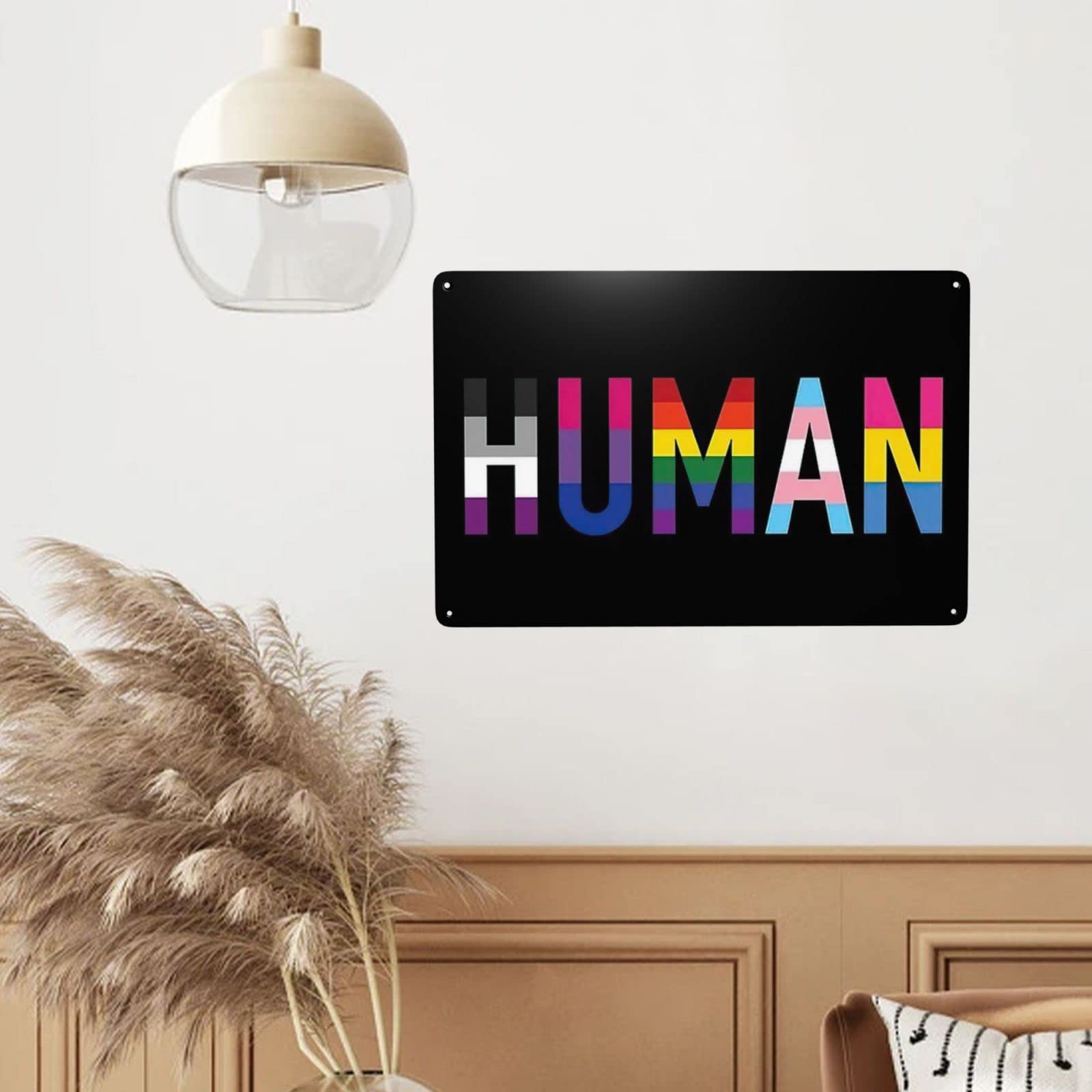 Gay Pride Custom Painting Metal Plate Sign For Home Garden Bars Office Store Club Art Plaque