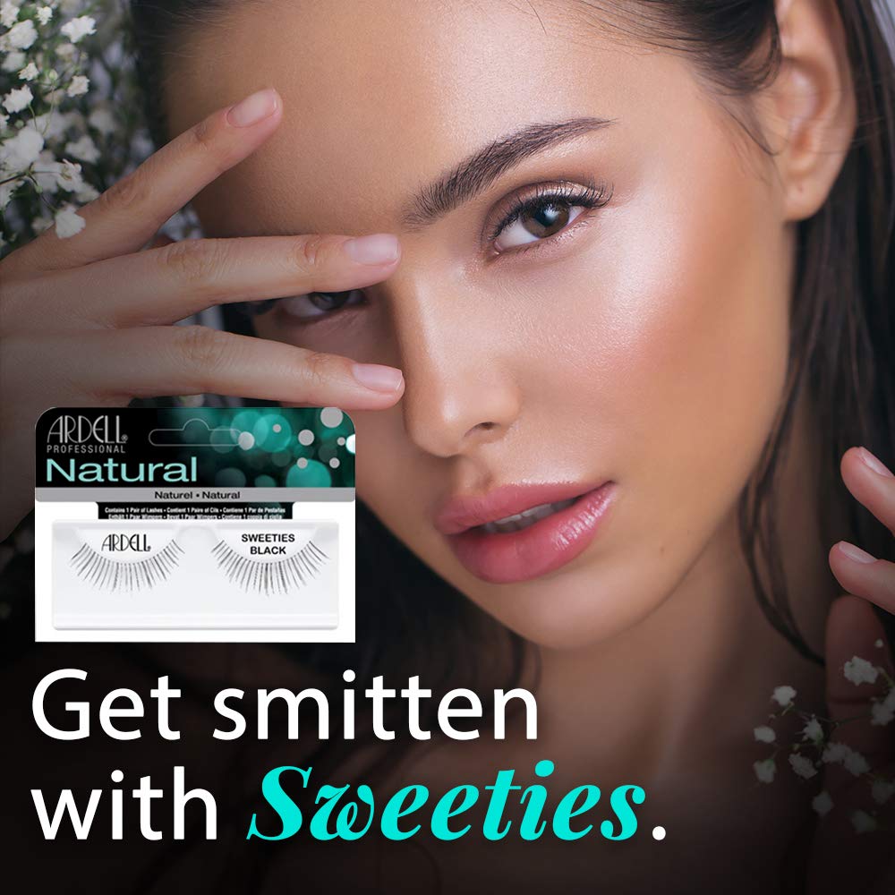 Ardell Natural Lashes False Eyelashes Sweeties Black (4 pack)