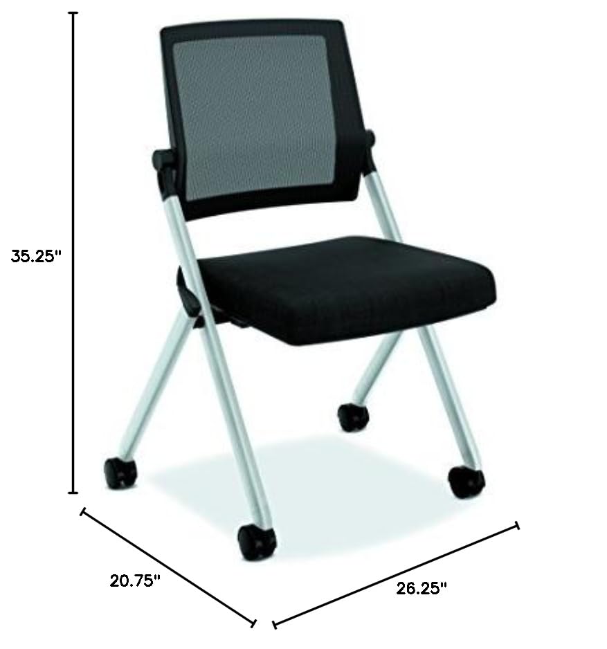 HON Basyx HVL304 Mesh Chair, Black VA10