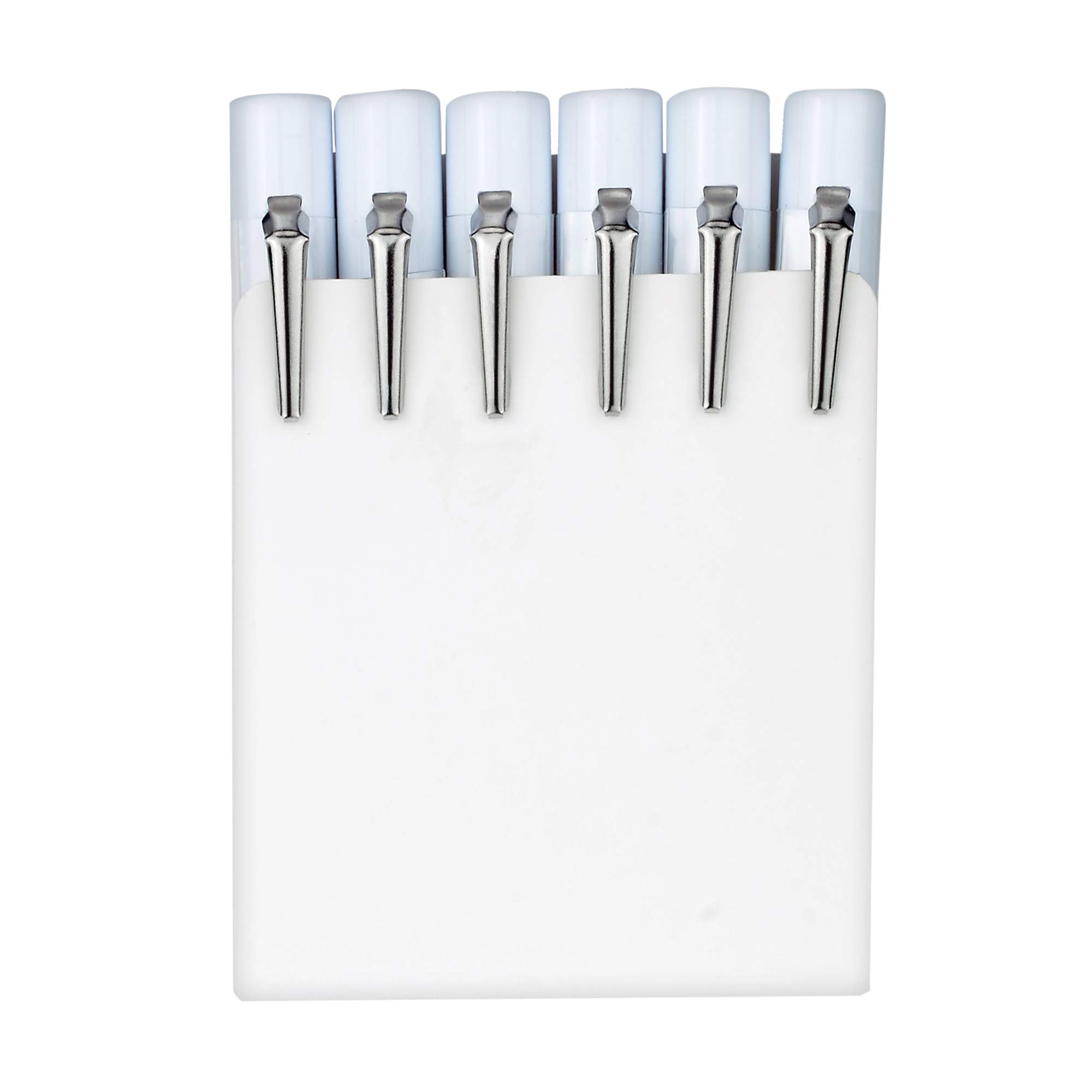 Dealmed Conventional Light Penlights β 6 Penlights with Pupil Gauge, White Penlight Flashlights, Perfect for First Aid Kits