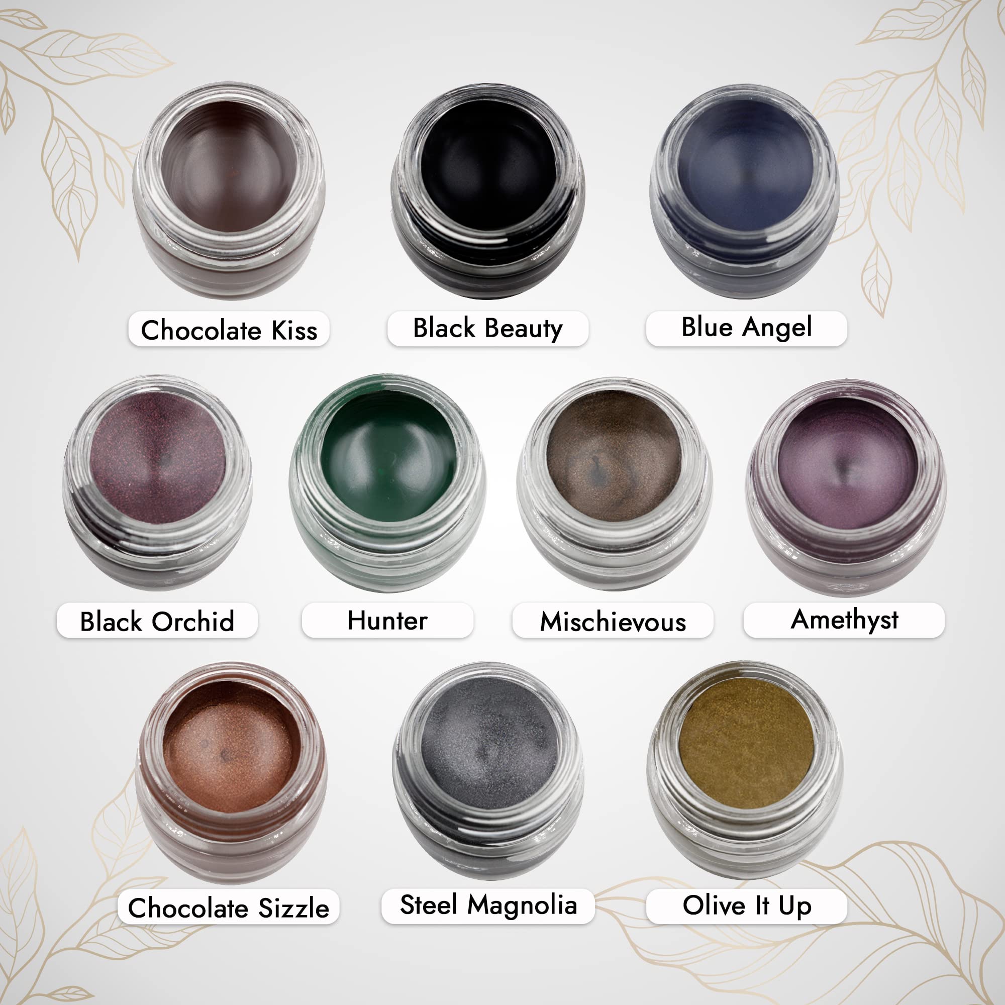 Mommy Makeup Waterproof Stay Put Gel Eyeliner Pot High Pigment, Long Lasting, 0.14 oz (Chocolate Sizzle)