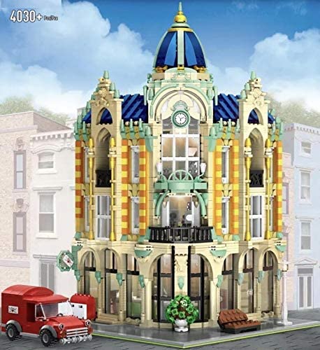 General Jim's Corner Post Office Modular Building Set - 3-Story Design with Post Office, Art School, Pottery Studio, Red Mail Truck & Realistic City Details for Architecture Lovers