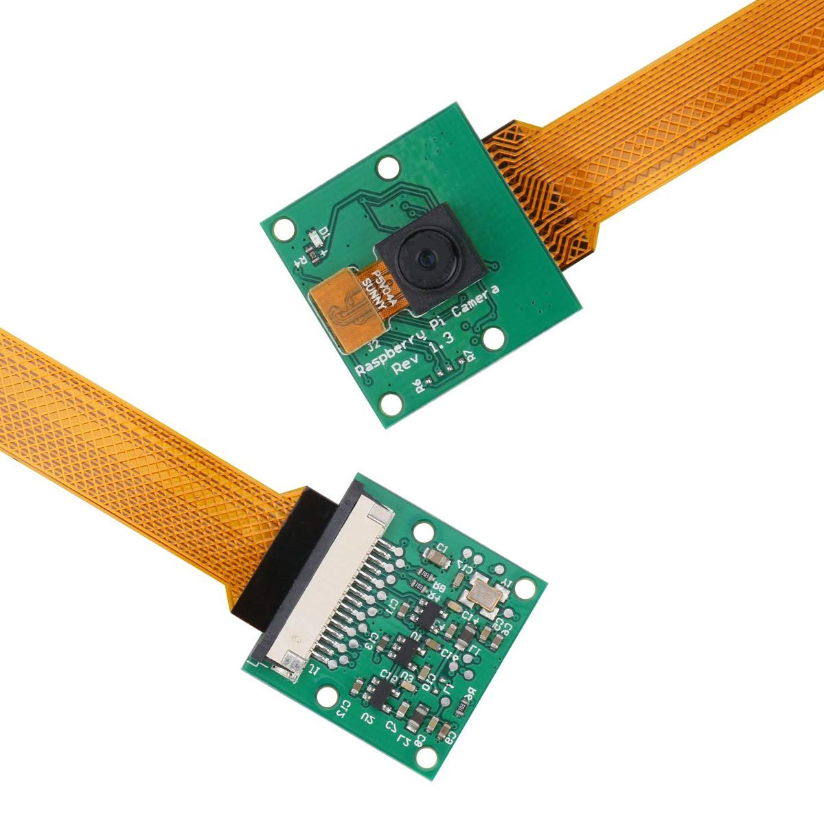 Aoicrie for Raspberry pi Zero Camera Module 5MP 1080p OV5647 Sensor Video Compatible with Pi Zero Ribbon Cable&FPC Cable for Raspberry Pi Model A/B/B+,Pi 2 for Raspberry Pi 3,3B+ Pi Zero/Zero W Pi 4