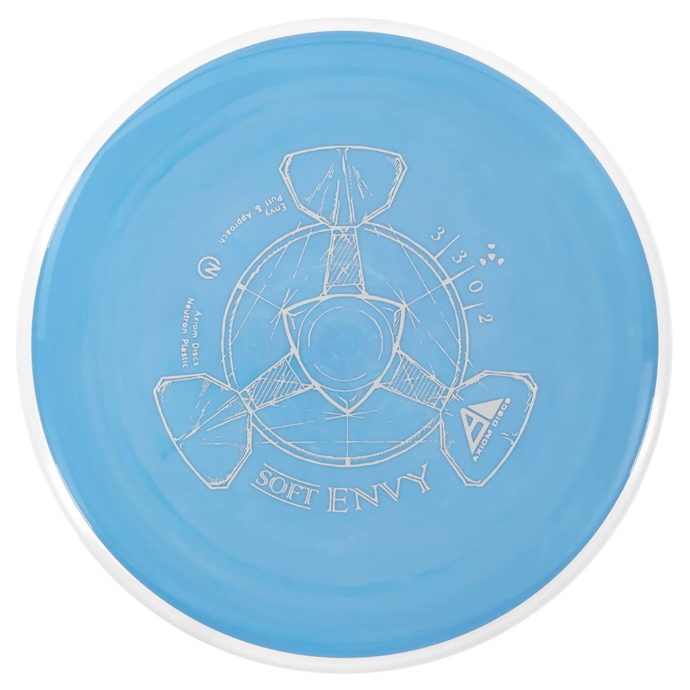 Axiom Discs Neutron Envy (Soft) Disc Golf Putter (170-175g / White)
