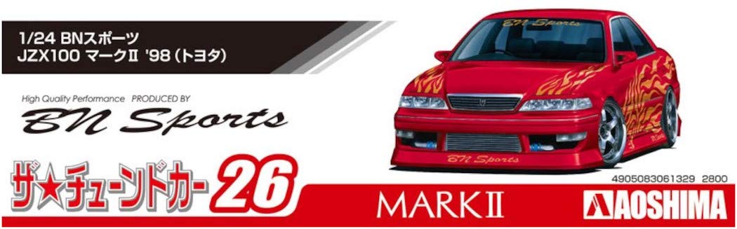 Aoshima Toyota BN Sports JZX100 MarkII β98 1:24 Scale Model Kit