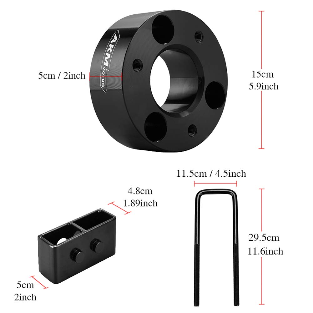 AKM F150 Lift Kit 3" Front and 2" Rear Leveling Lift Kit for 2004-2022 Ford F150 4WD 2WD