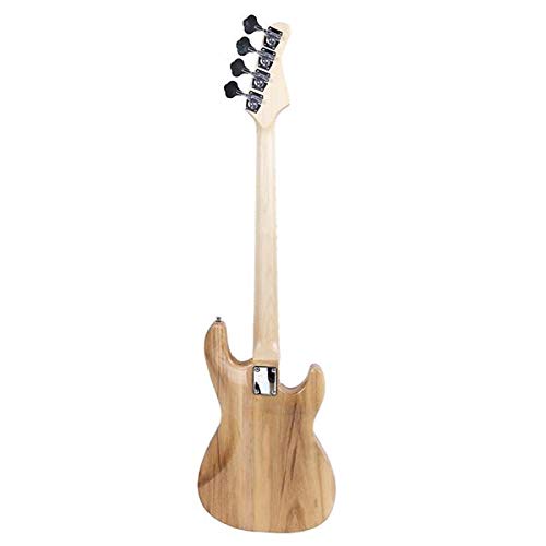 Bass Glarry GP Left-Hand Electric Bass Guitar Cord Wrench Tool Burlywood
