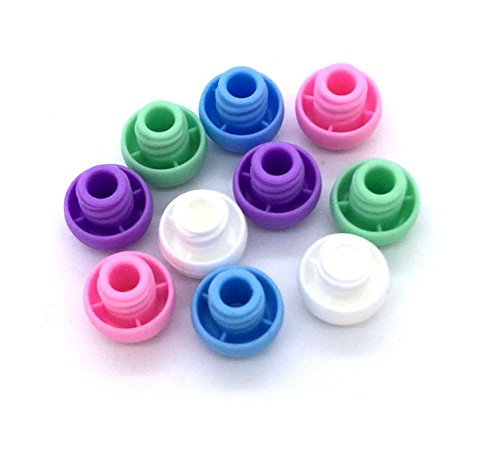Syringe Caps for Pets fit Slip leur and Lock luer PURPLE (100 caps)