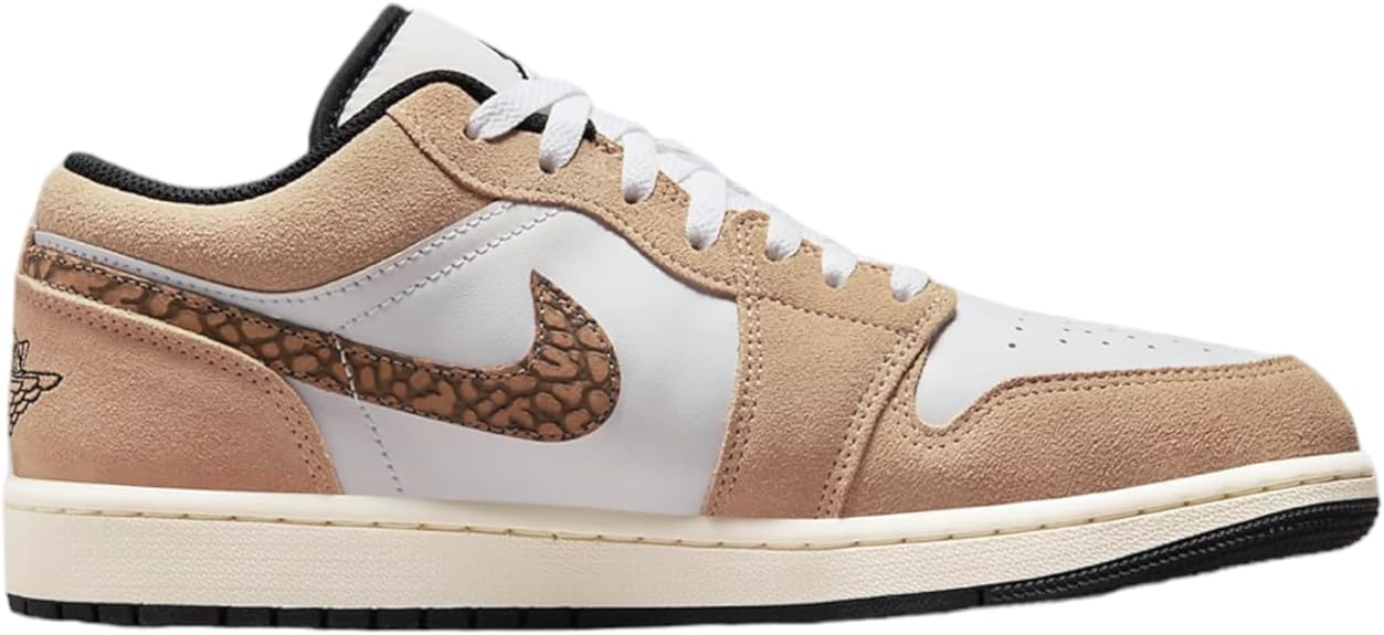Air Jordan 1 Low Men's Hemp/LT British Tan-White DZ4130-201 10