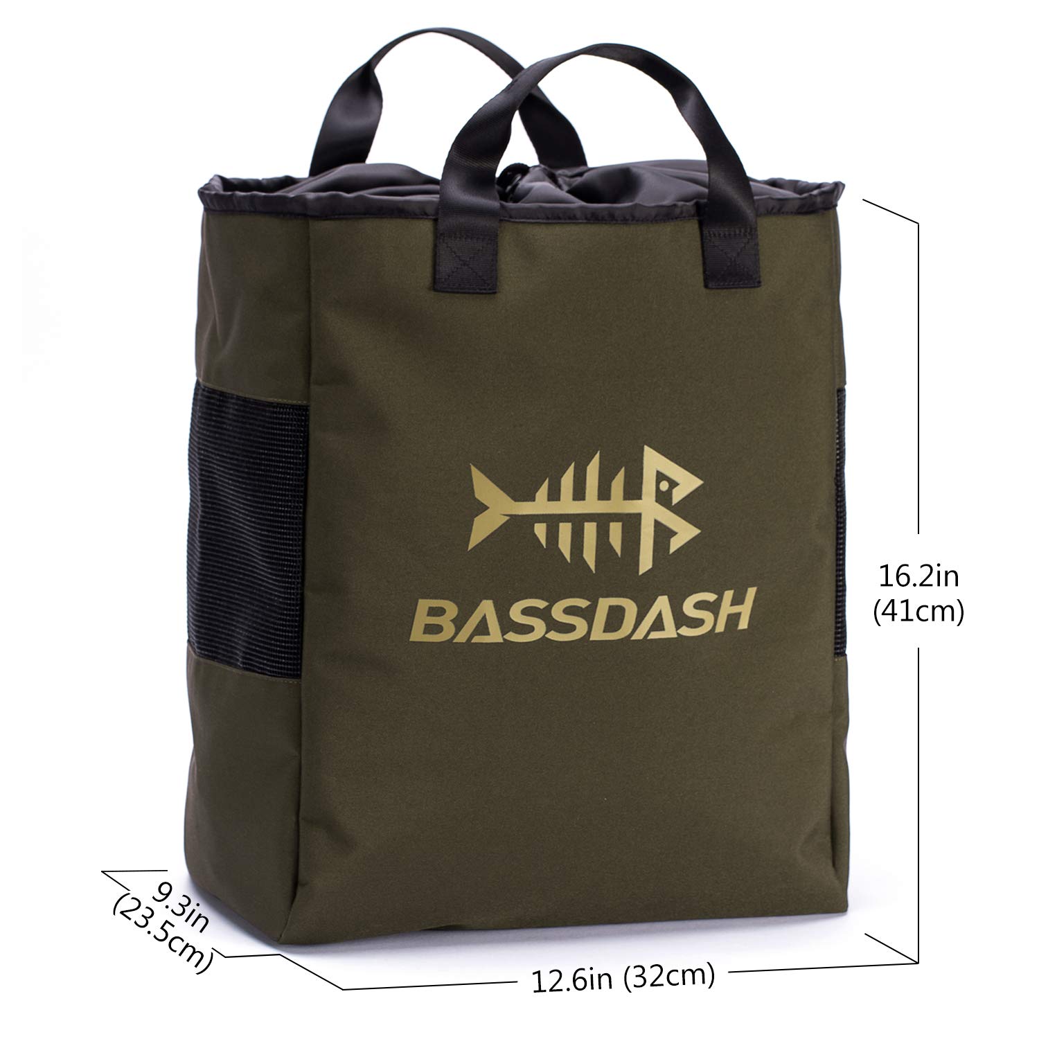 BASSDASH Fishing Hunting Wader Bag Vented Mesh Shoe Boot Bag