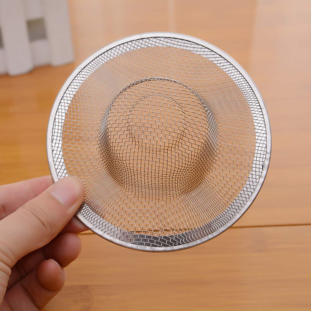 BaoFufc Stainless Steel Kitchen Sink Strainer Hair Catcher Stopper Bathroom Bathtub Show Kitchen Sink Strainer