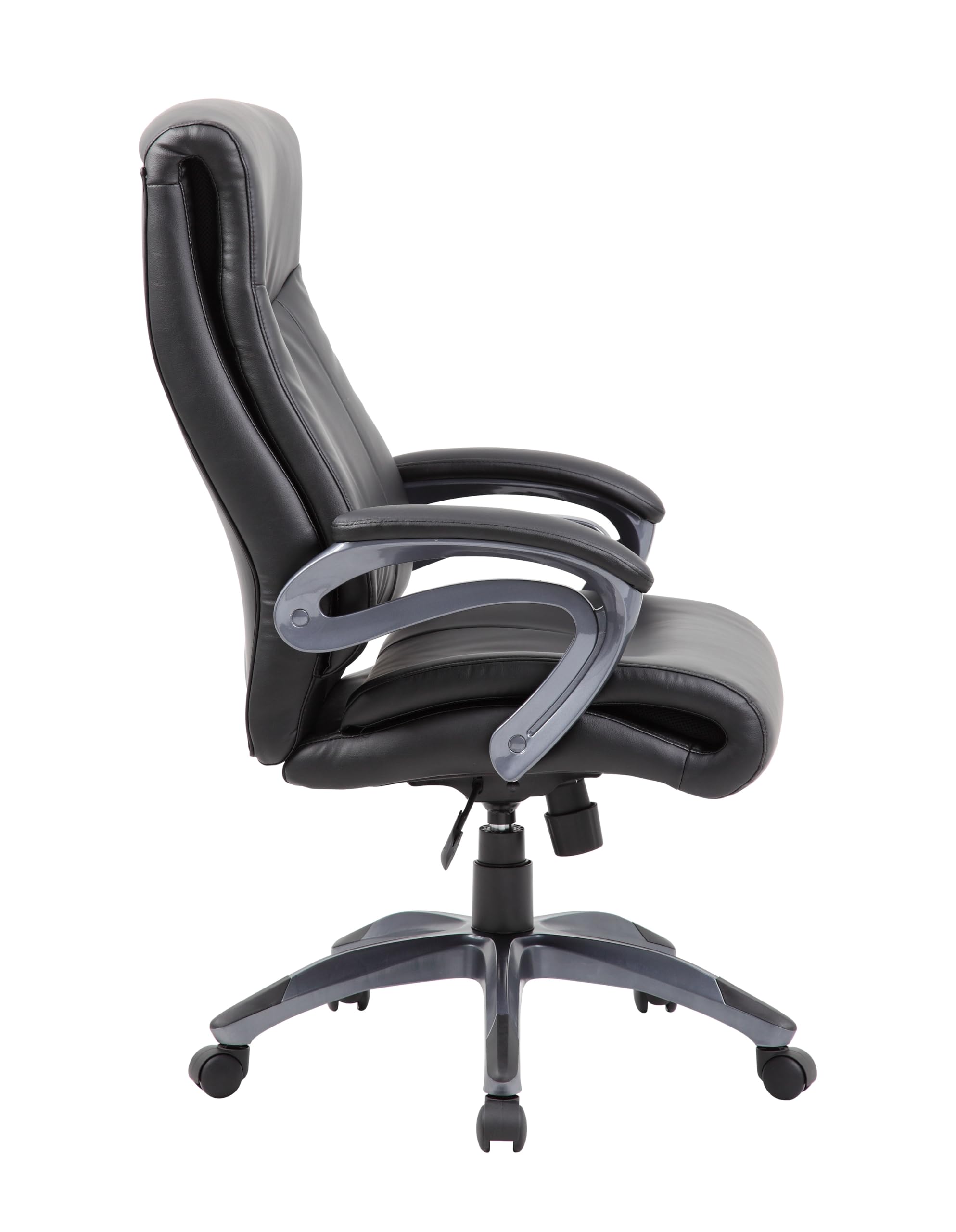 Boss Office Products Boss Double Layer Executive Chair, Black (B8661)