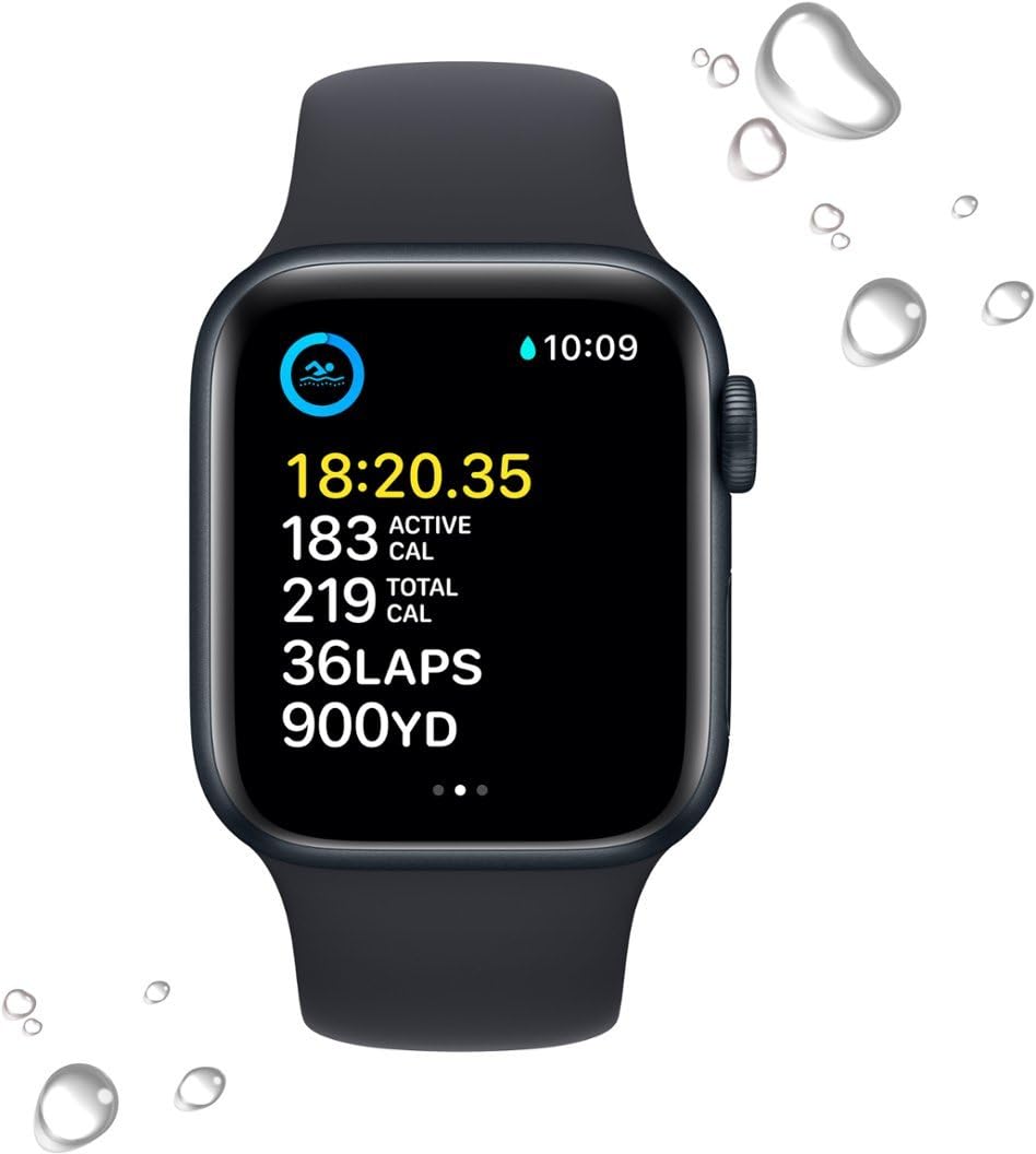 Apple Watch Series 4 (GPS + Cellular, 40MM) - Space Black Aluminum Case with Black Sport Band (Renewed)
