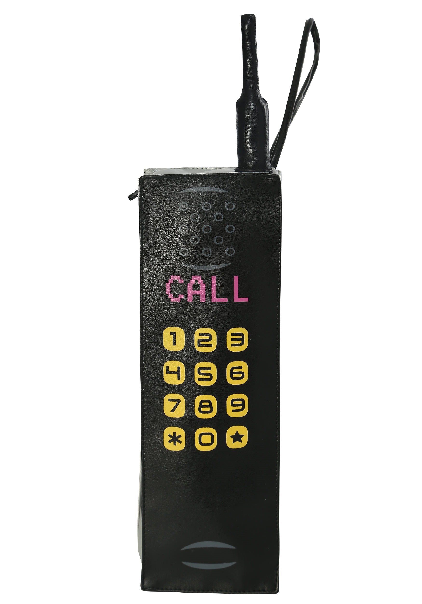 Fun Costumes 80s Cell Phone Wristlet Standard Black