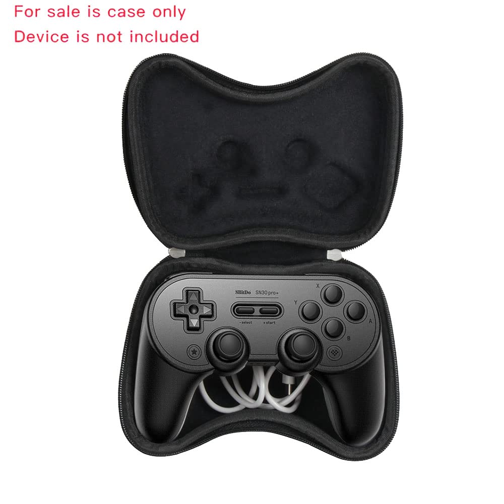 Hermitshell Travel Case for 8BitDo Pro 2 / 8Bitdo Sn30 Pro+ Bluetooth Controller Wireless Gamepad (Black Edition)