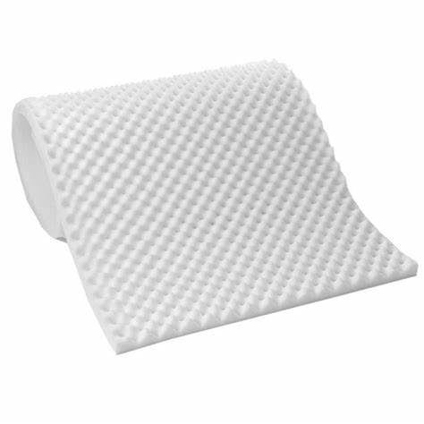 Breathable 2-inch Convoluted Egg Shell Foam Mattress Topper | Toppers for Mattresses Adds Ultimate Comfort, Reduces Back Pain, Perfect Body Support, Maintain Proper Posture (Day Bed Size 32x74)