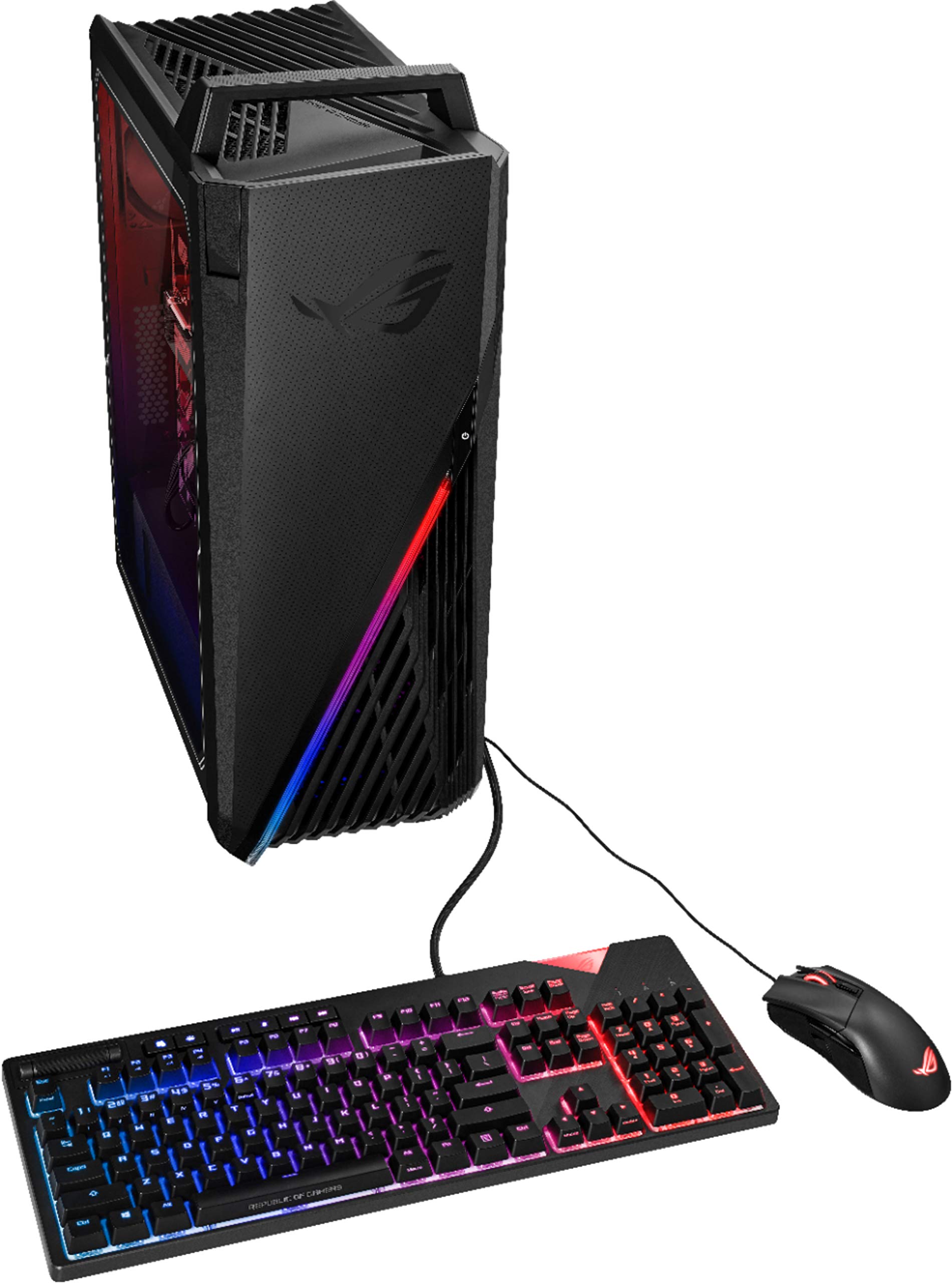 ASUS - ROG Gaming Desktop - Intel Core i7-11700F - 16GB Memory - NVIDIA GeForce RTX 3070-1TB HDD + 512GB SSD (Model: G15CE-B9),Windows 10 Home